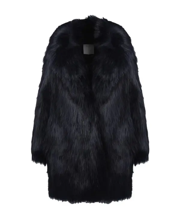 Sportmax Large Profile Coat - Black