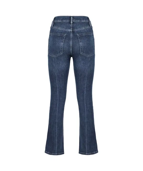 FRAME Le High Straight Flared Jeans - Blue