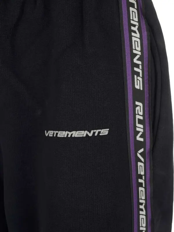 Vetements Logo Tape Track Pants