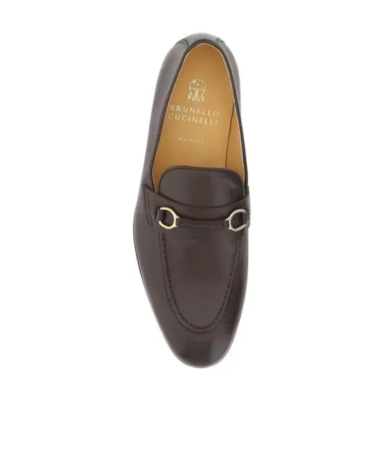 Brunello Cucinelli Slip-on Loafers With Embossed Logo