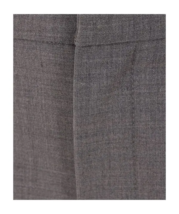 Brunello Cucinelli Mélange Effect Tailored Trousers - Gray