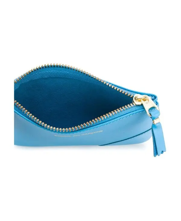 Comme Des Garçons Classic Zipped Wallet - Blue