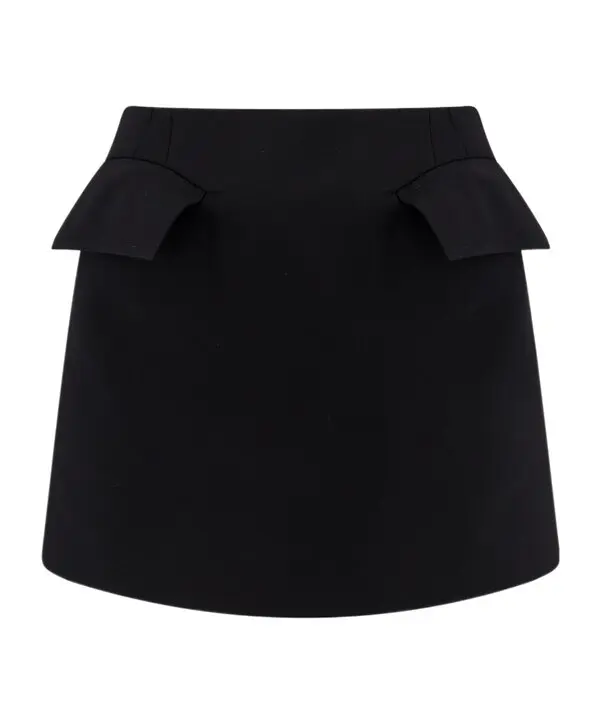 Alexander McQueen Gabardine Mini Skirt