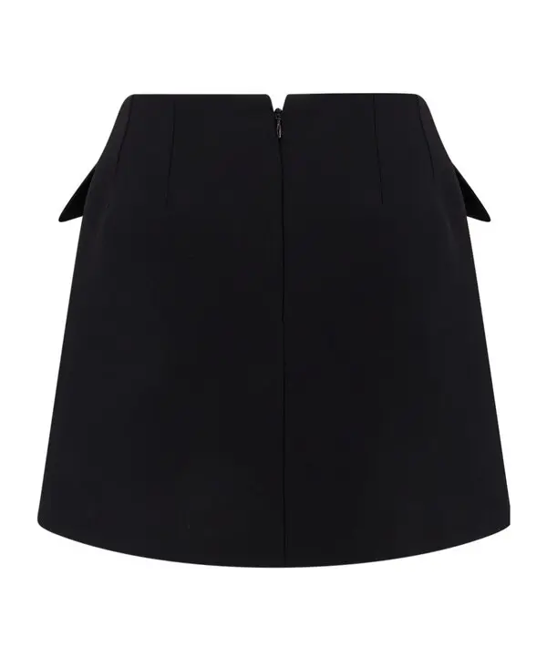 Alexander McQueen Gabardine Mini Skirt