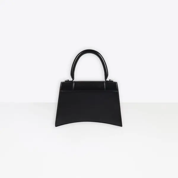 Balenciaga Hourglass Top Handle Bag - Black