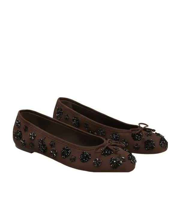STUART WEITZMAN Prima Bow Ballet Flats