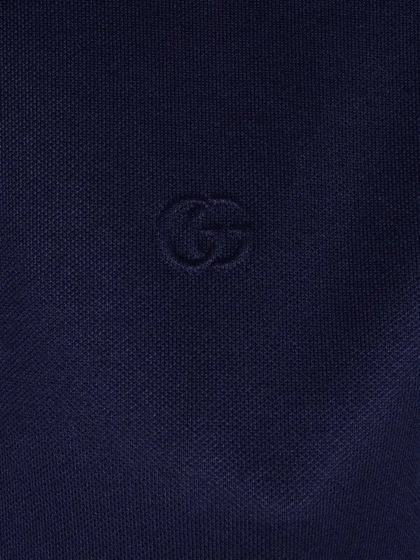 Gucci Technical Jersey Zip Jacket With Embossed Double G