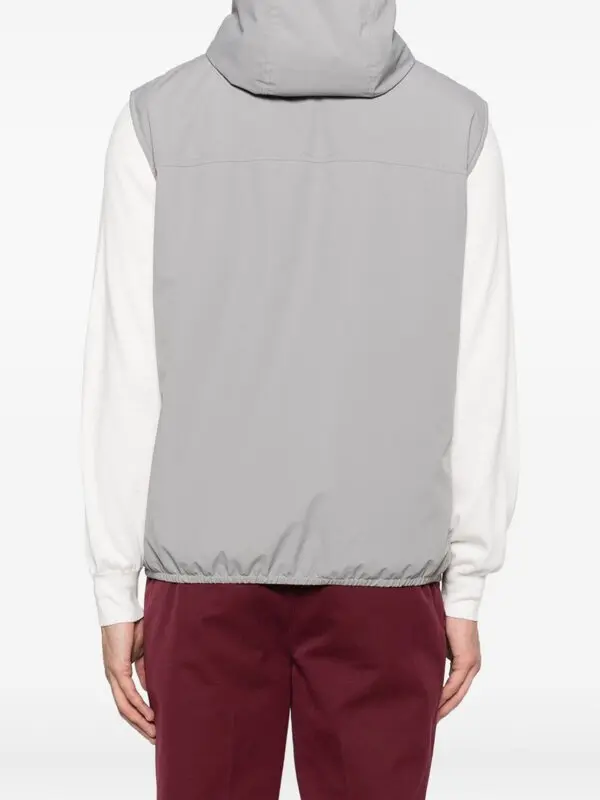 Brunello Cucinelli Zip-up Hooded Vest