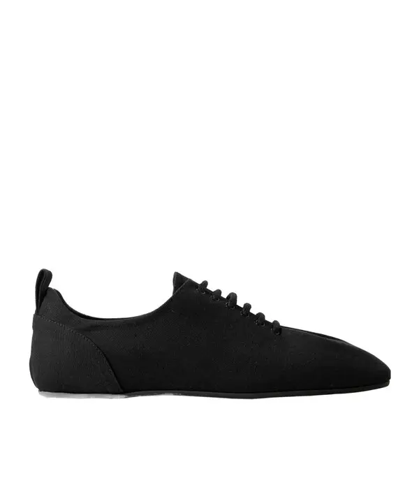 TOTEME Square Toe Lace-up Flats