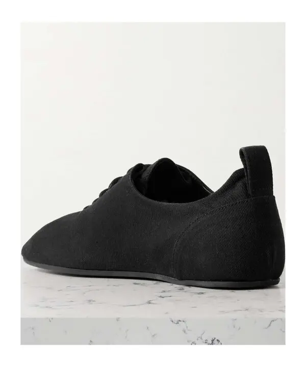 TOTEME Square Toe Lace-up Flats