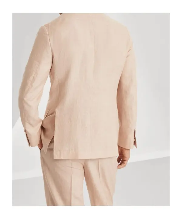 Brunello Cucinelli Prince Of Wales Deconstructed Blazer - Light Brown