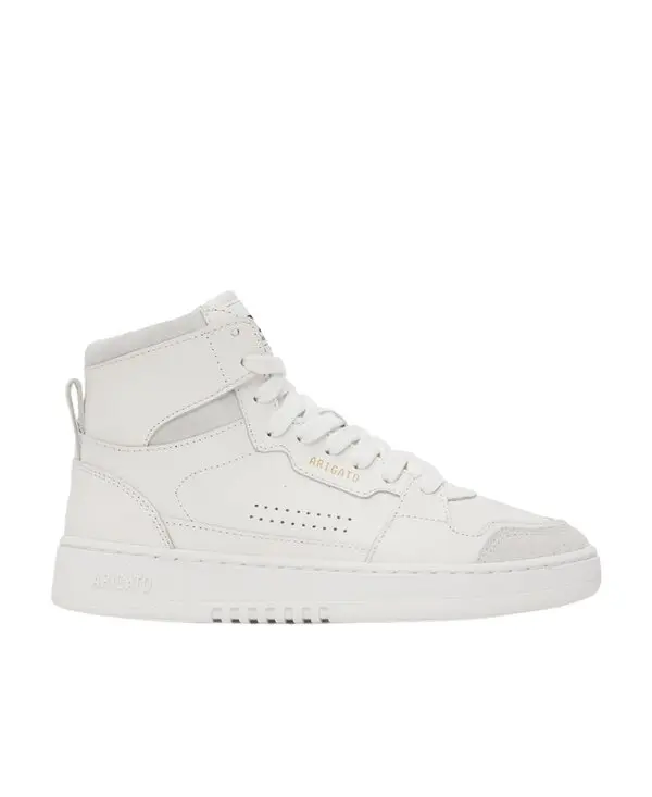 Axel Arigato Dice Round Head High Top Casual Sneakers - White