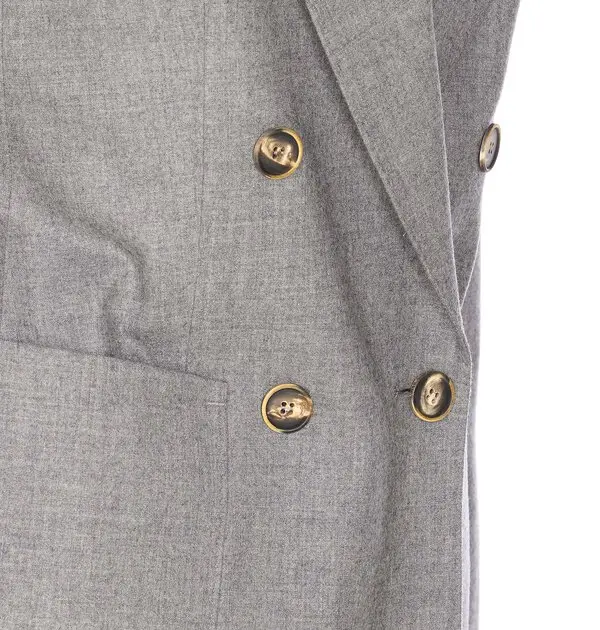 Max Mara Double-breasted Blazer - Gray