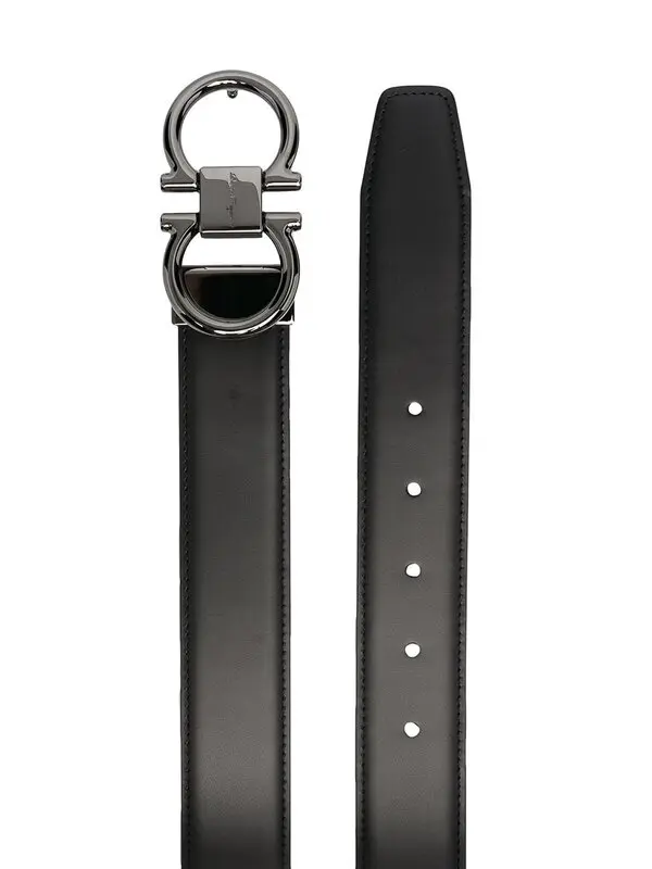FERRAGAMO Double Gancio Buckle Belt