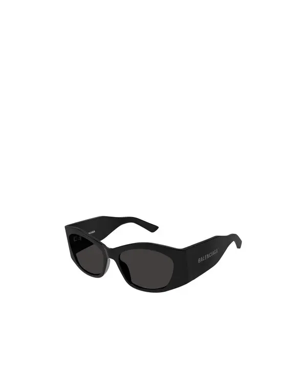 Balenciaga Wraparound Rectangular Sunglasses