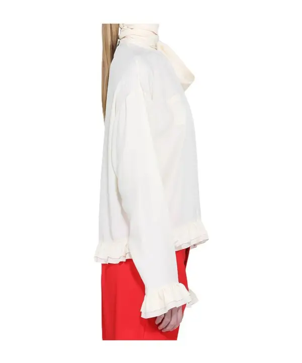 N.21 Long-sleeved Bow Detail Top