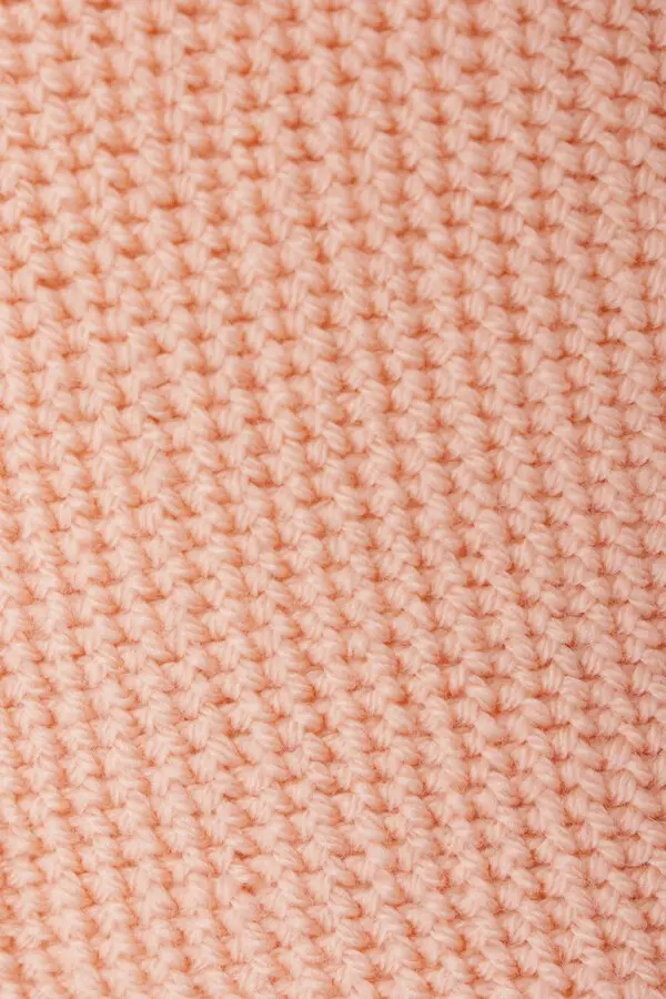 Chloé Short Sleeve Ruffled Knit Top - Pink Orange