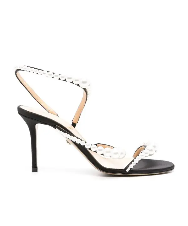 MACHMACH Mach & Mach Embellished Strappy High Heel Sandals
