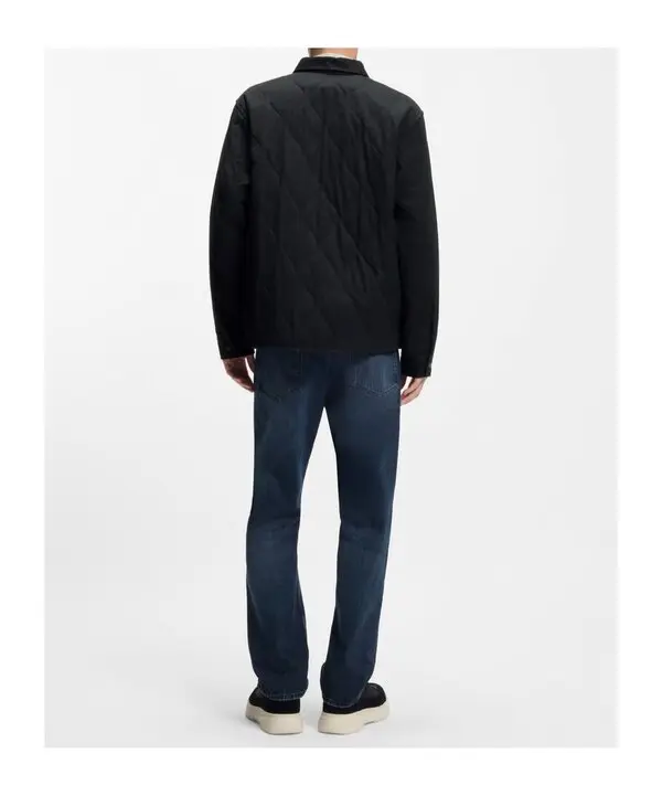Hugo Boss Ebey Logo-patch Pocket Overshirt