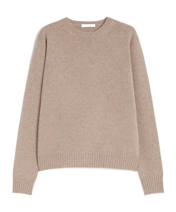 Max Mara Crewneck Knit Sweater - Camel