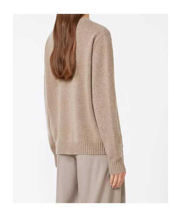 Max Mara Crewneck Knit Sweater - Camel