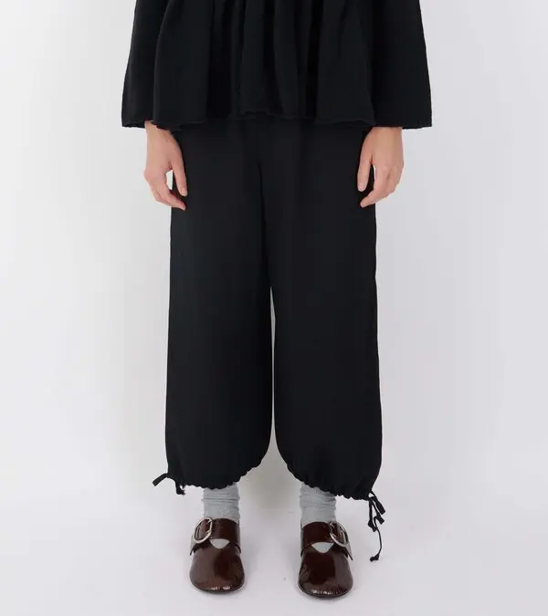 Comme Des Garçons Elastic Waist Casual Pants - Black