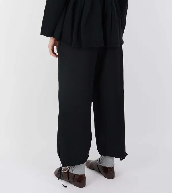 Comme Des Garçons Elastic Waist Casual Pants - Black
