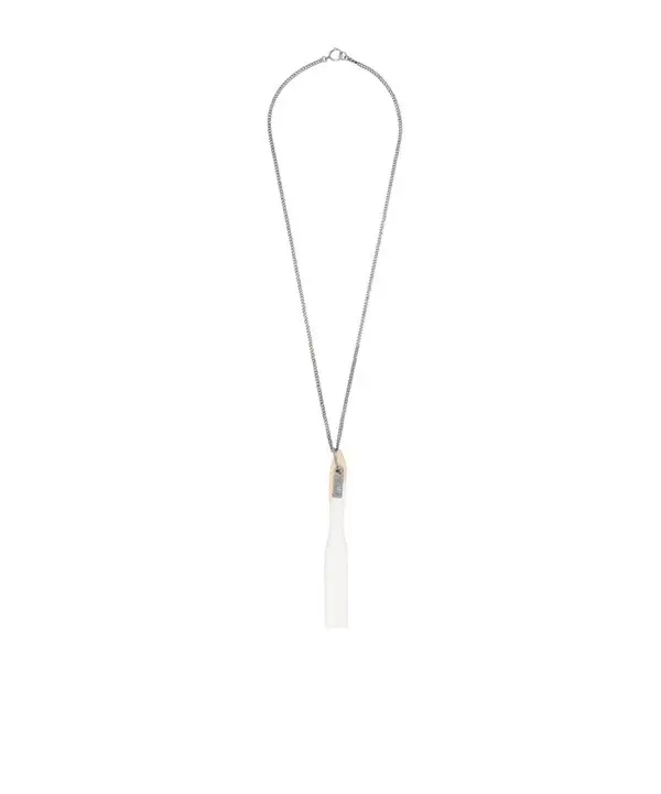 MAISON MARGIELA Numeric Signature Necklace - White