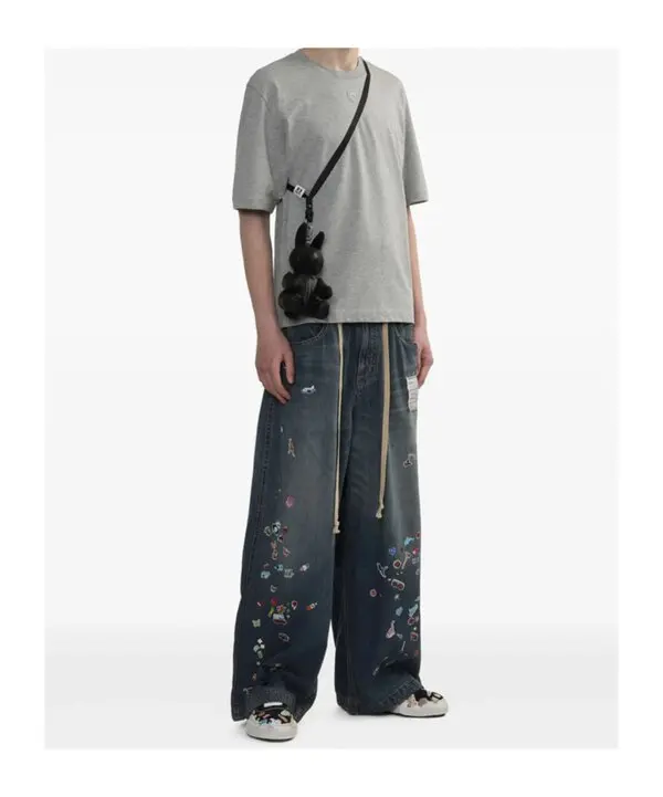 Mihara Yasuhiro Rabbit Shoulder Bag - Black