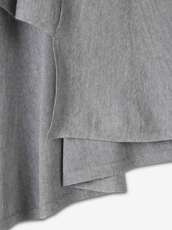 Khaite Asymmetrical Hem Midi Skirt