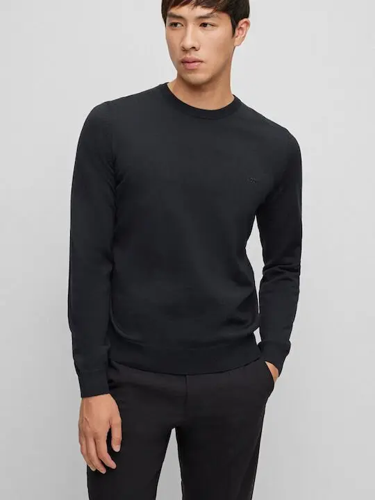 Hugo Boss Knit Sweater With Crew Neck