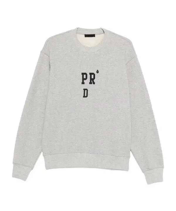 Prada Logo Embroidered Crewneck Sweatshirt