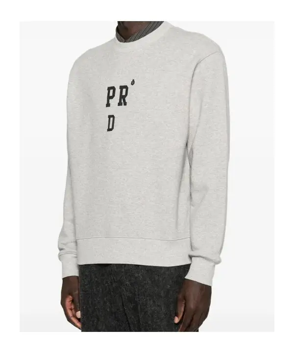 Prada Logo Embroidered Crewneck Sweatshirt