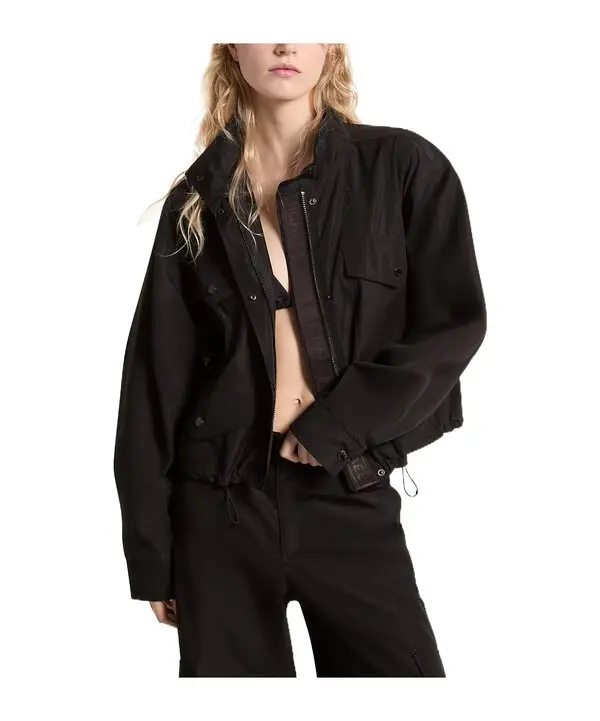 Michael Kors Logo Tape Anorak Jacket