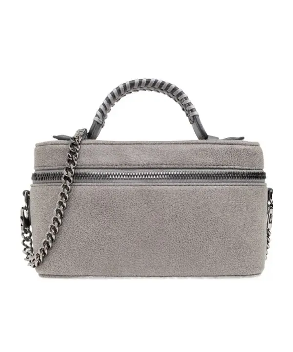 Stella McCartney Falabella Vanity Zipped Crossbody Bag - Gray