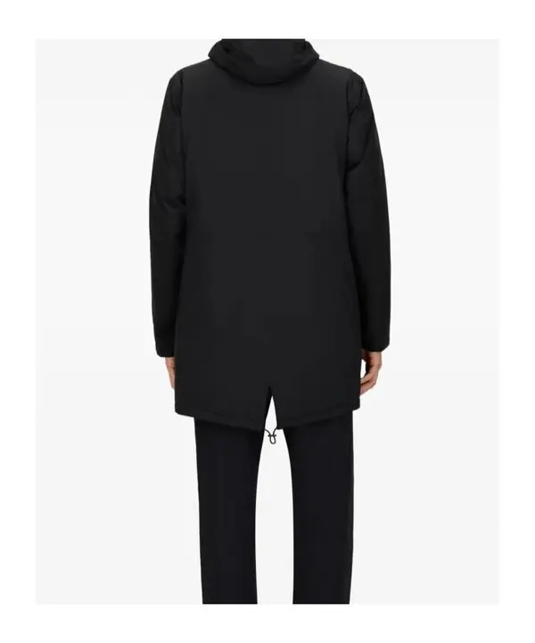 Herno Hooded Long Parka - Black