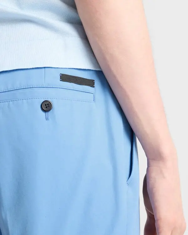Prada Pleated Tailored Trousers - Celeste
