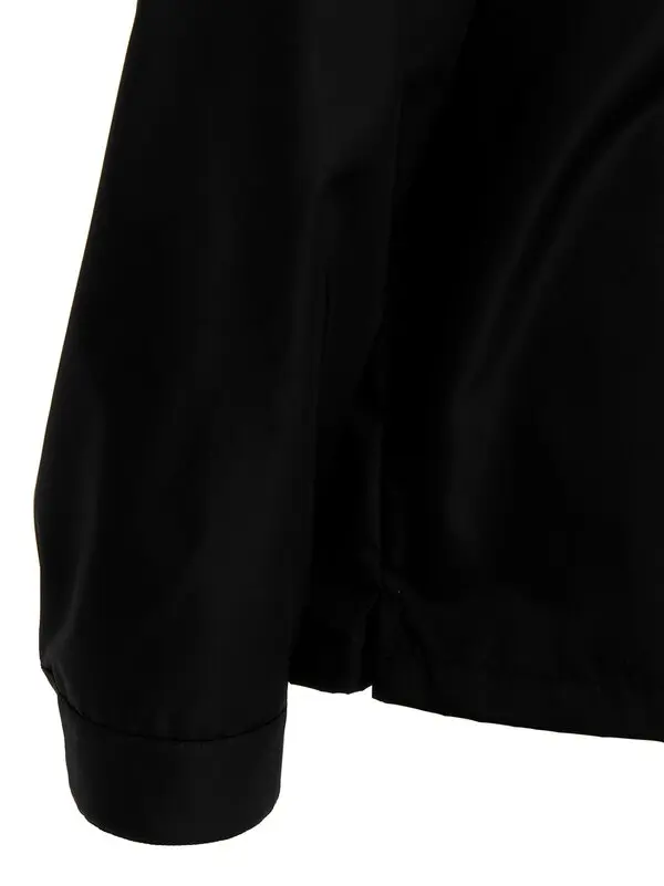 Prada Logo Plaque Chest Pocket Shirt