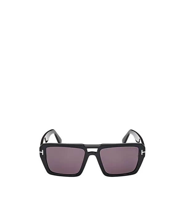 TOM FORD Redford Square Frame Sunglasses - Gray
