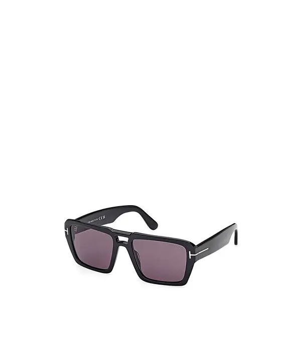 TOM FORD Redford Square Frame Sunglasses - Gray