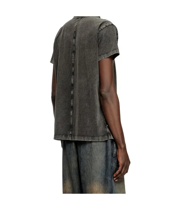DIESEL® Short-sleeved Denim Polo Shirt