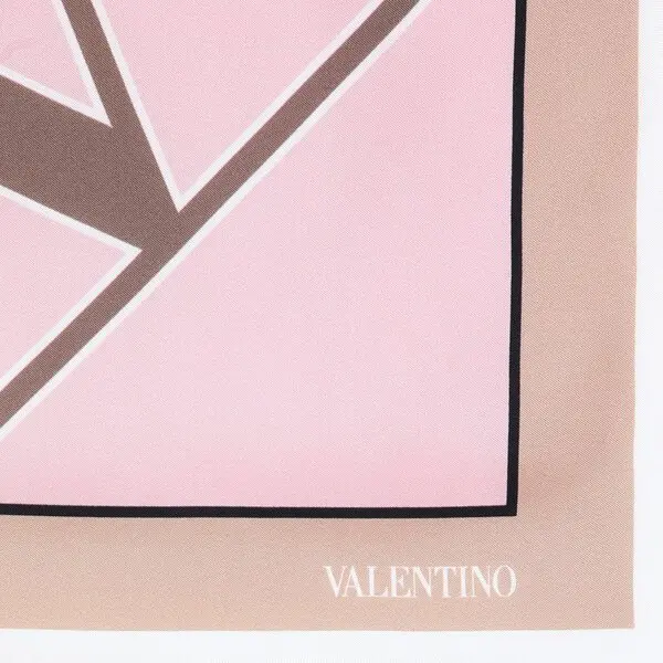 Valentino Garavani Pattern Silk Scarf