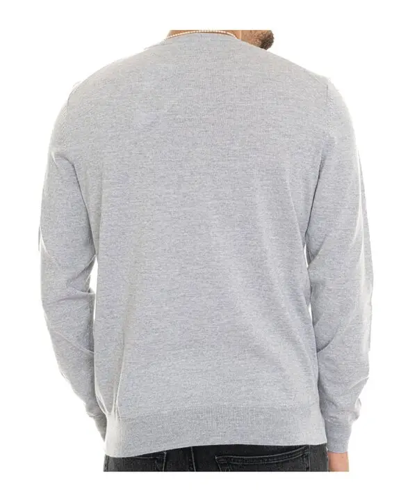 Hugo Boss Crew Neck Long-sleeved Sweatshirt - Gray