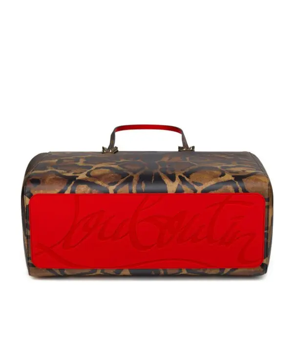 CHRISTIAN LOUBOUTIN Leopard Print Tote Bag With Studded Detail