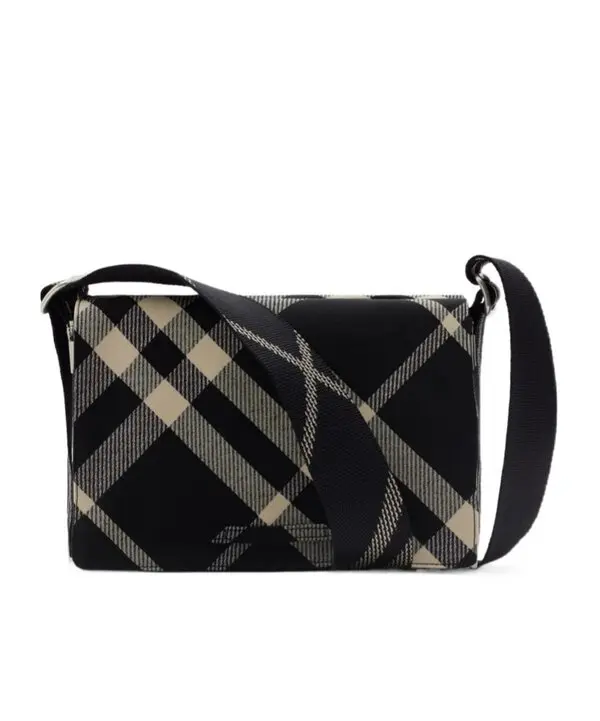 Burberry Checked Trench Crossbody Bag