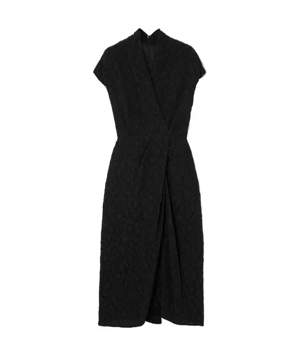 Dries Van Noten Seersucker Wrap Dress