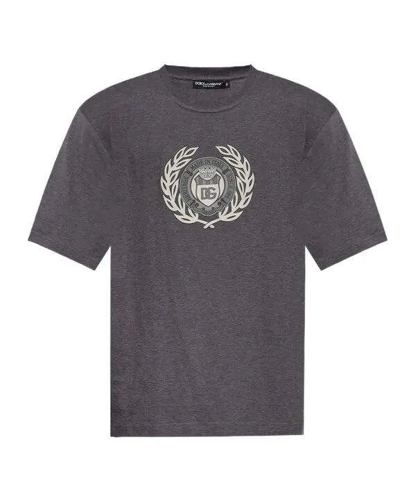 Dolce & Gabbana Dolce Gabbana Logo Printed Crewneck T-shirt