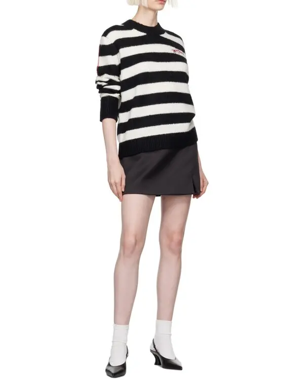 Marc Jacobs Striped Embroidered Jumper