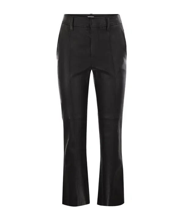 Brunello Cucinelli Square Cigarette Trousers - Black
