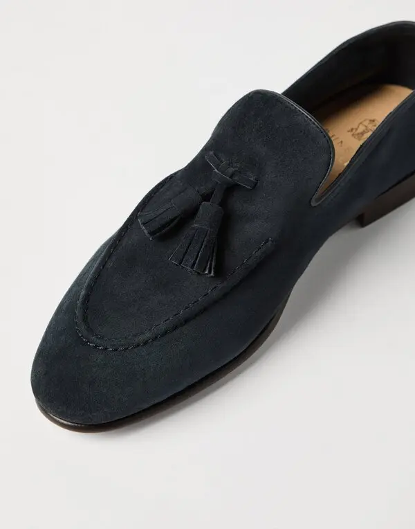 Brunello Cucinelli Fringed Slip-on Loafers